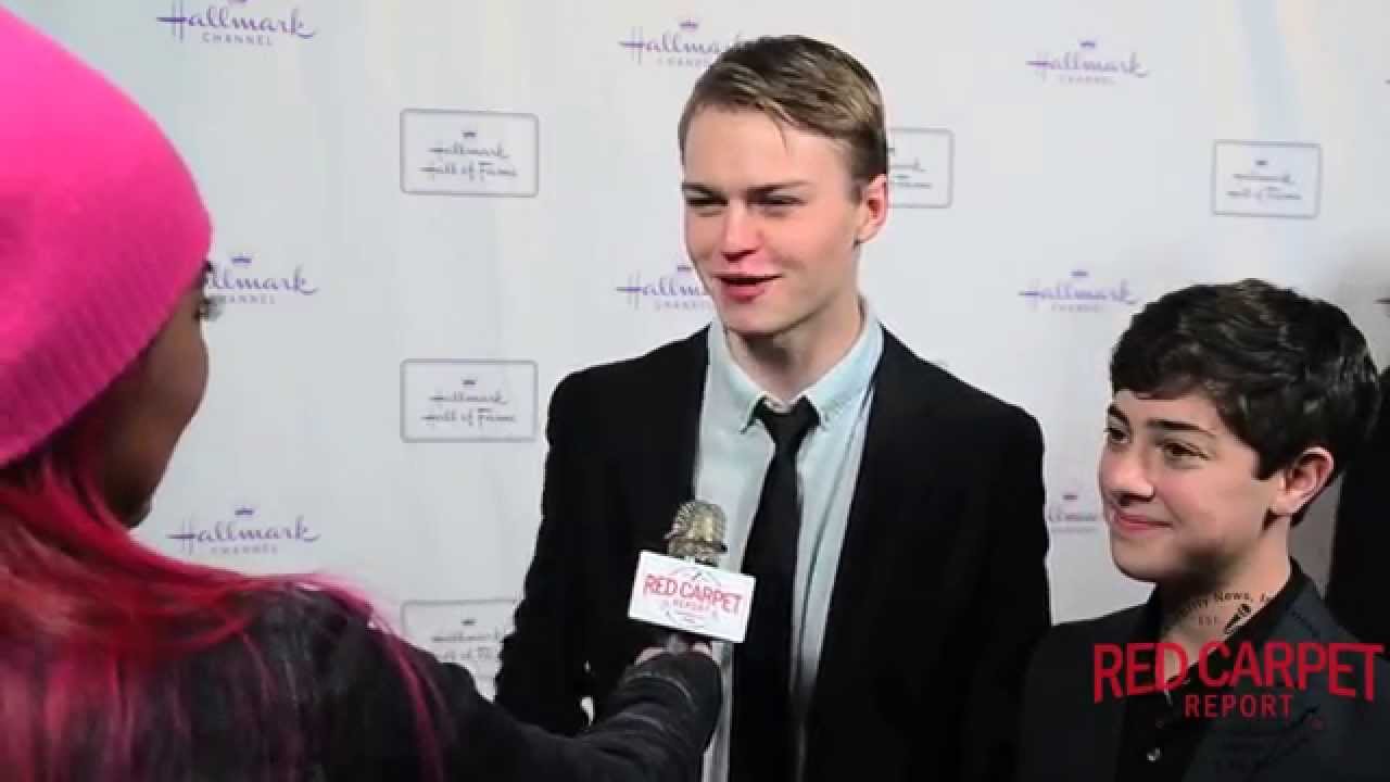 Connor Paton & Jaren Lewison at Hallmark Hall of Fame's “Away & Back ...