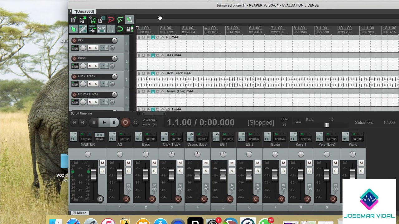 AULA TUTORIAL REAPER DE COMO UTILIZAR MULTITRACK VS #reaper #tutorial # ...