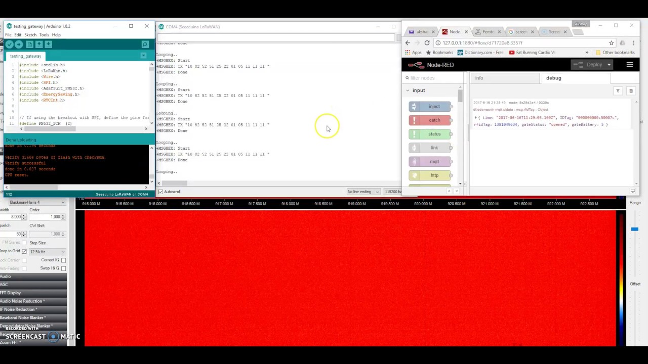 Seeeduino LoRaWAN - 8 channels gateway loosing the data - solved [ look description ] - YouTube