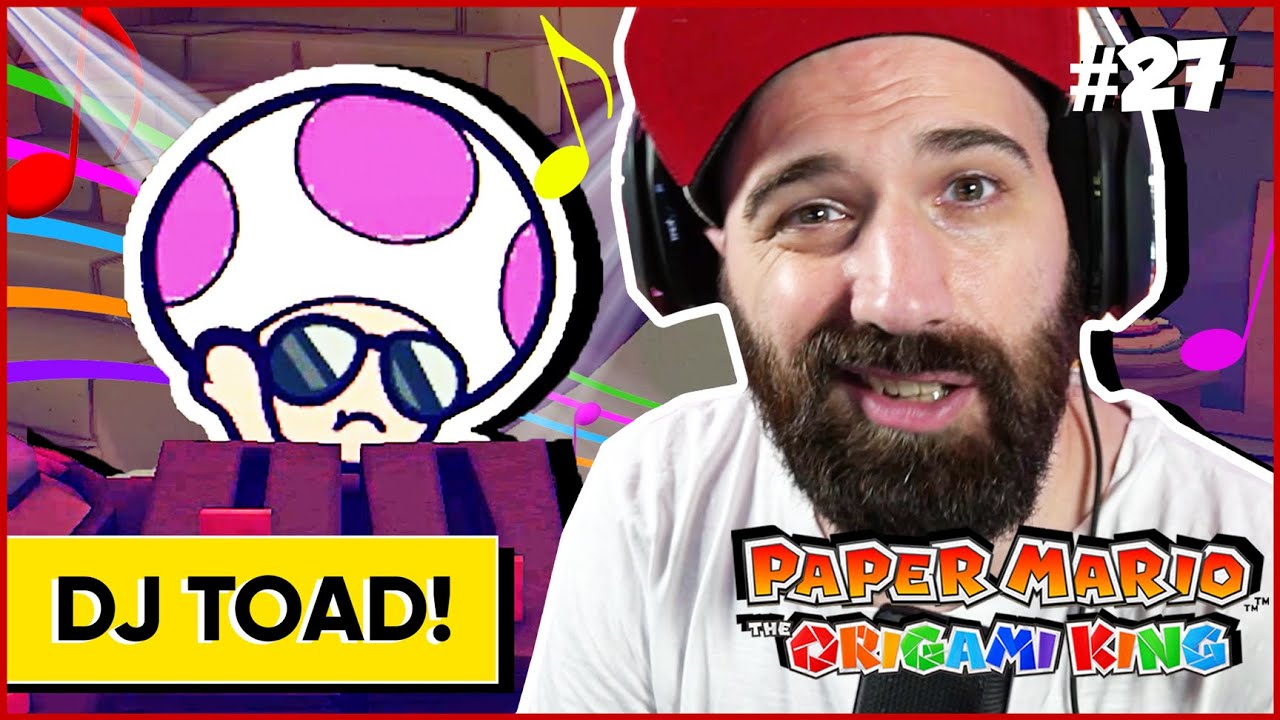 DJ TOAD DOET EEN BEETJE STOER... | Paper Mario The Origami King #27 ...