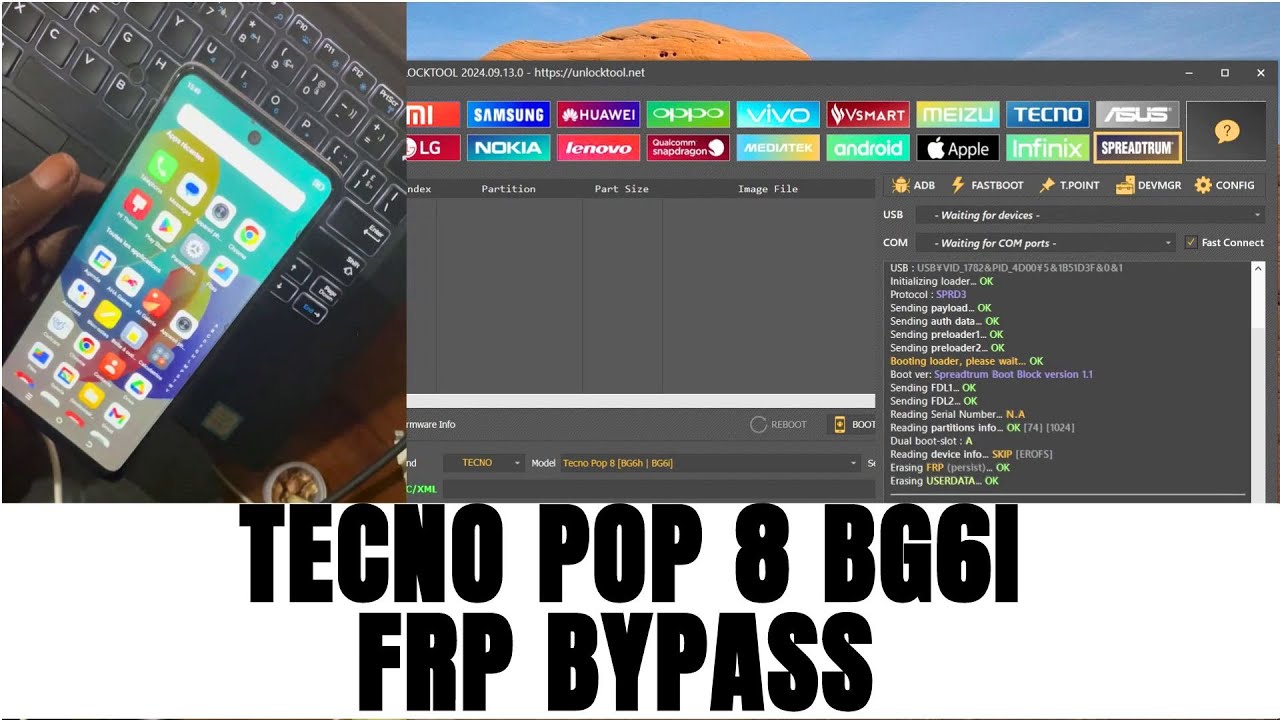 POP 8 SPD BG6i FRP BYPASS VIA UNLOCKTOOL POP 8 SPD - YouTube