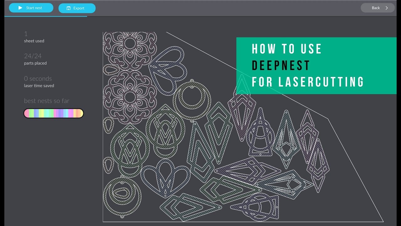 How to Use Deepnest for Lasercutting (Glowforge) - YouTube