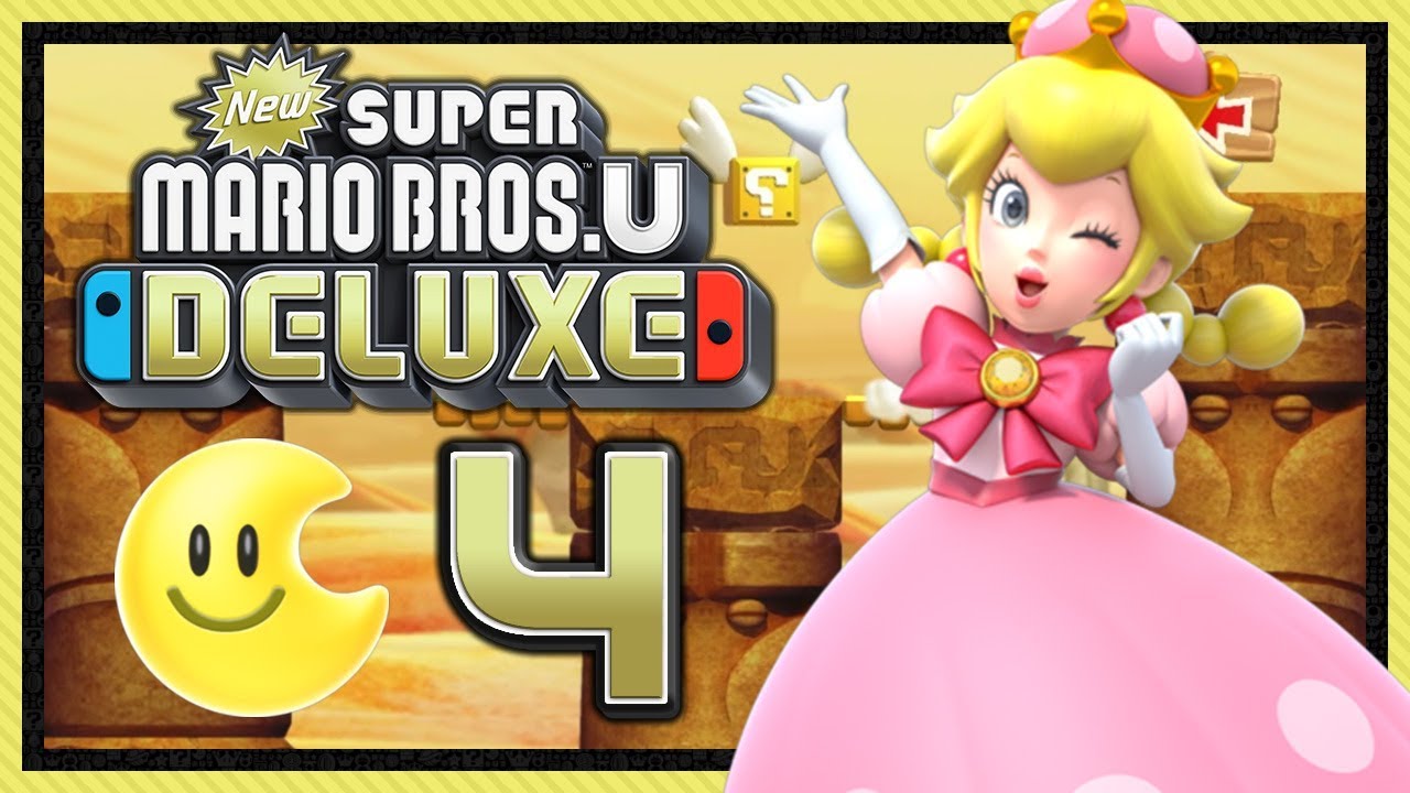NEW SUPER MARIO BROS. U DELUXE #4: Peachette und die 3-Up-Monde! [1080p ...