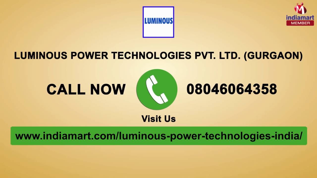 Home ups,Batteries and Fans by Luminous Power Technologies Private ...
