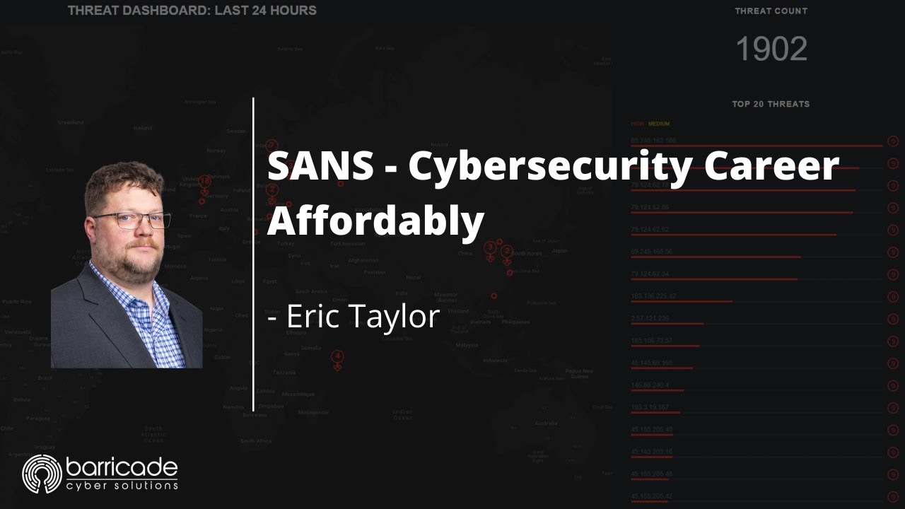 Exploring SANS - Cybersecurity Career Affordably - YouTube
