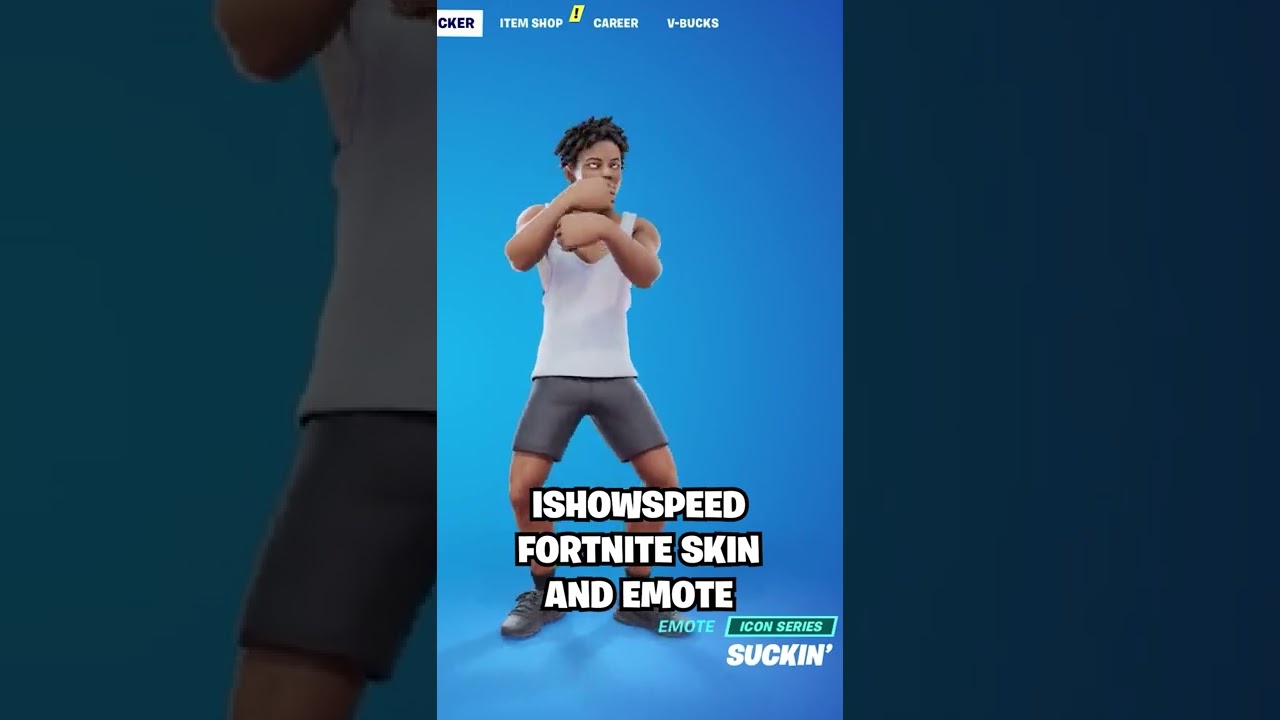 Ishowspeed Fortnite Skin And Emote 😳 Shorts Youtube