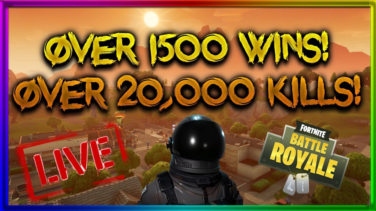 OVER 1500 WINS- TOP FORTNITE PLAYER LIVE! 20,000+ KILLS! (Fortnite ...