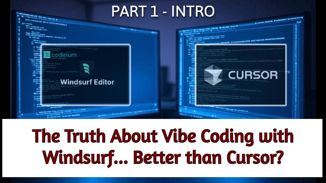 The Truth about Vibe Coding with Windsurf…Better than Cursor? Part 1 - Intro - YouTube