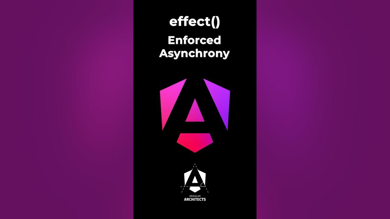 Angular's effect(): Enforced Asynchrony #angular #coding #programming - YouTube