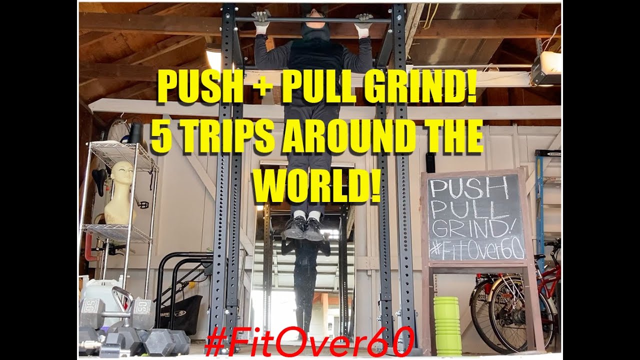 PUSH + PULL GRIND! ON THE COMEBACK TRAIL! #FitOver60 #PullUps #Dips #HomeGym #GarageGym # ...
