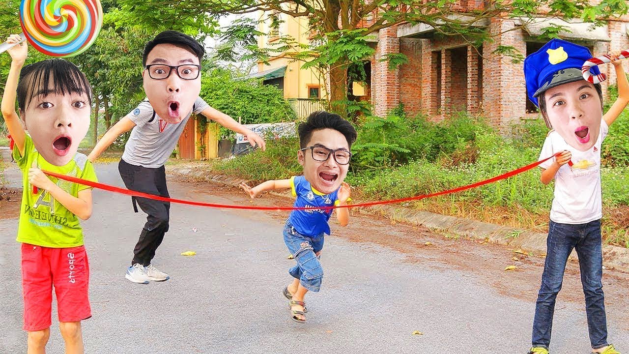 Kids go to School | Running Competition Rabbit and Turtle race Children ...