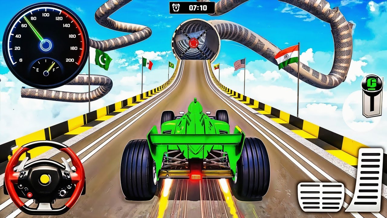 Formula Impossible Mega Ramp Car Racing Game 3D – Android Gameplay ...