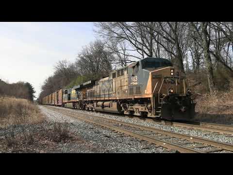 [4K] 2/16/24 CSX eastbound M372 on the Philly Sub at Rosedale MD #shorts #short #video #viral # ...