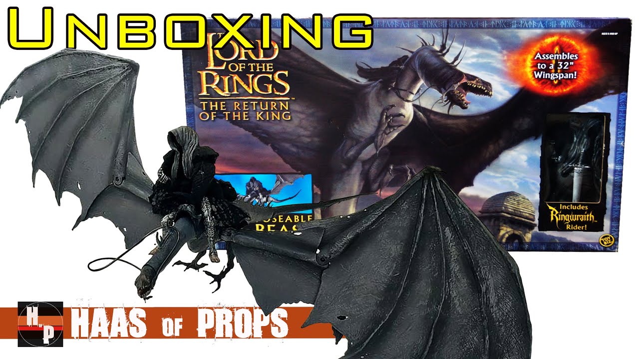 Unboxing a Huge LOTR Fell Beast Figure from ToyBiz | Unboxing Vintage ...