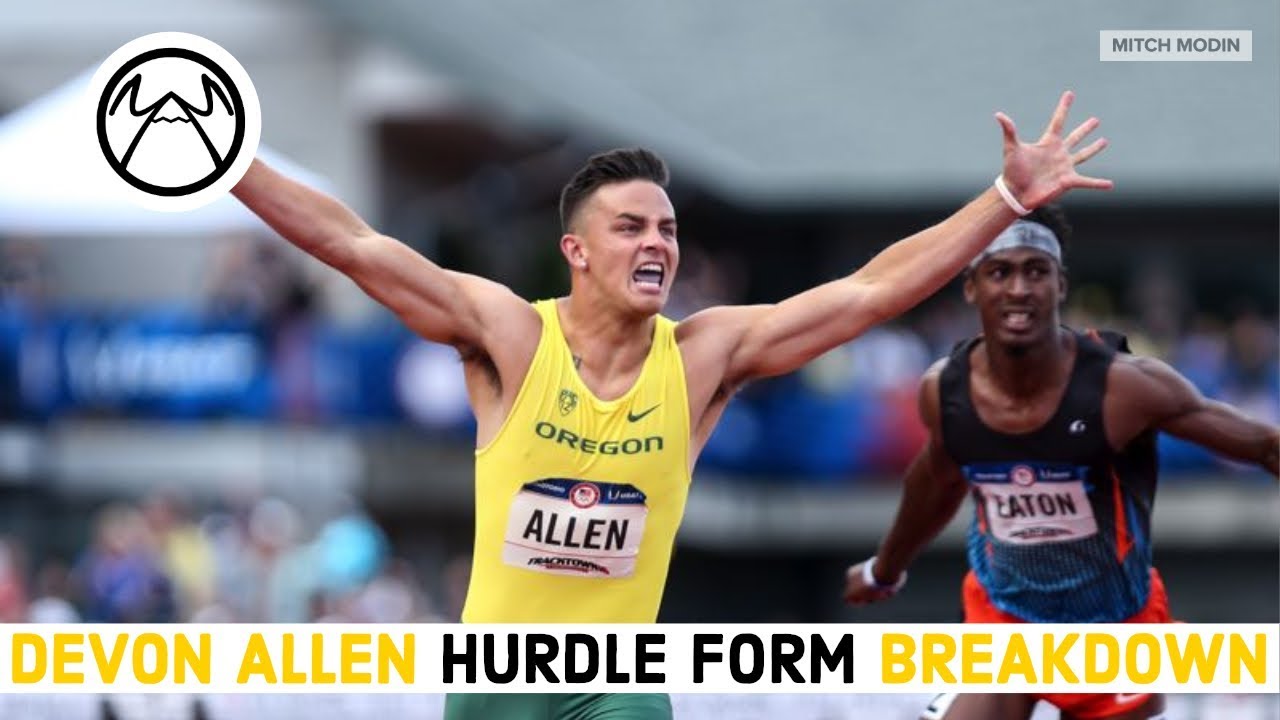 Devon Allen Olympic Trials Gold Medal 110 Meter Hurdles Form Breakdown ...