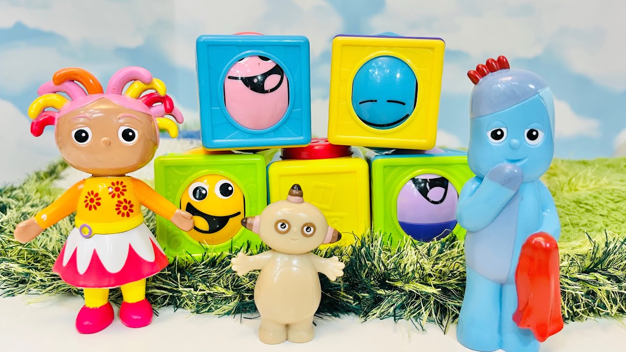 Toys Learning Videos IN THE NIGHT GARDEN Spinning Blocks Happy Sad ...