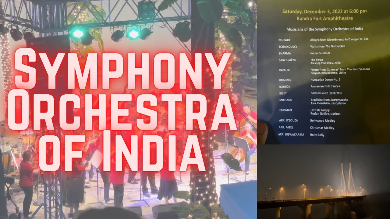 Concert of Symphony Orchestra of India | Bandra Fort - YouTube