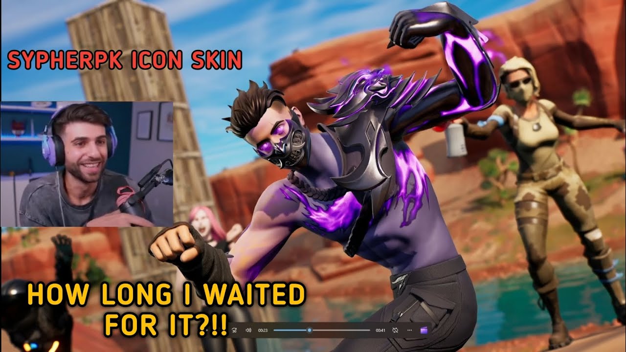 SypherPK Icon Fortnite Skin Reveal + SypherPK Zero Build Tournament ...