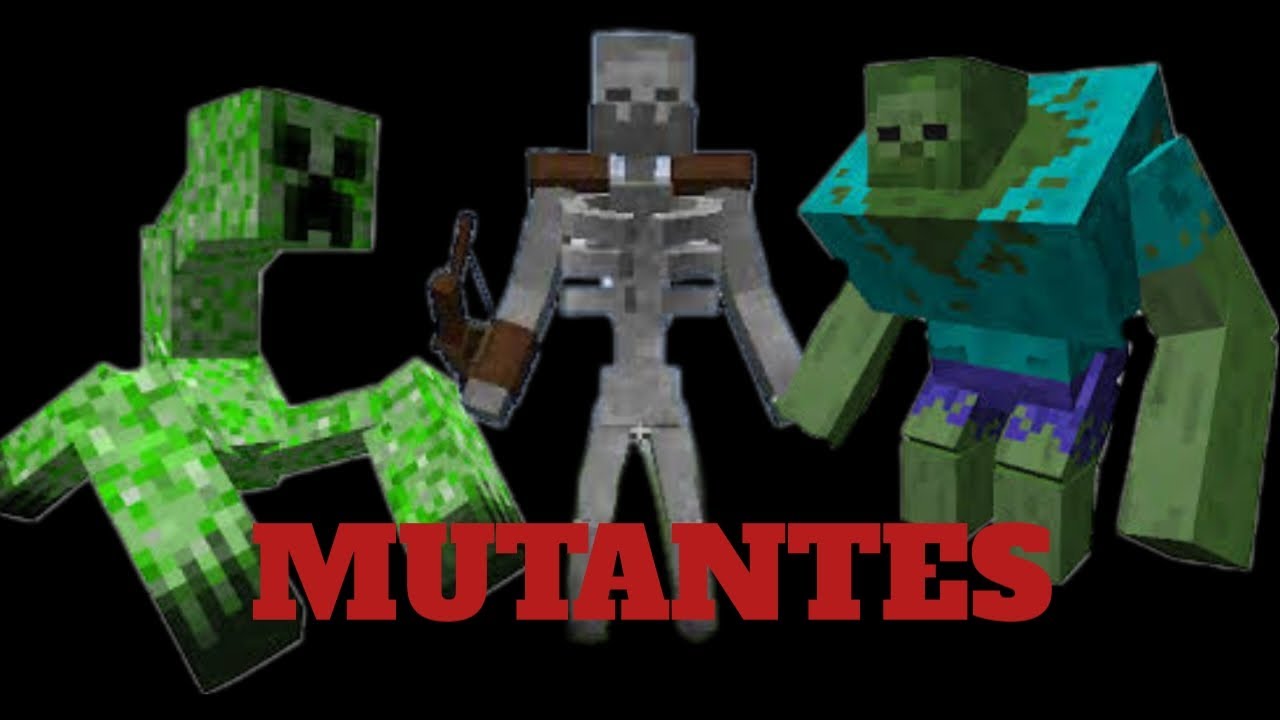 jugamos contra los mutantes de Minecraft - YouTube