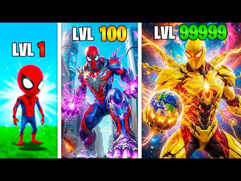 Level 1 to 1000 SPIDERMAN in GTA 5