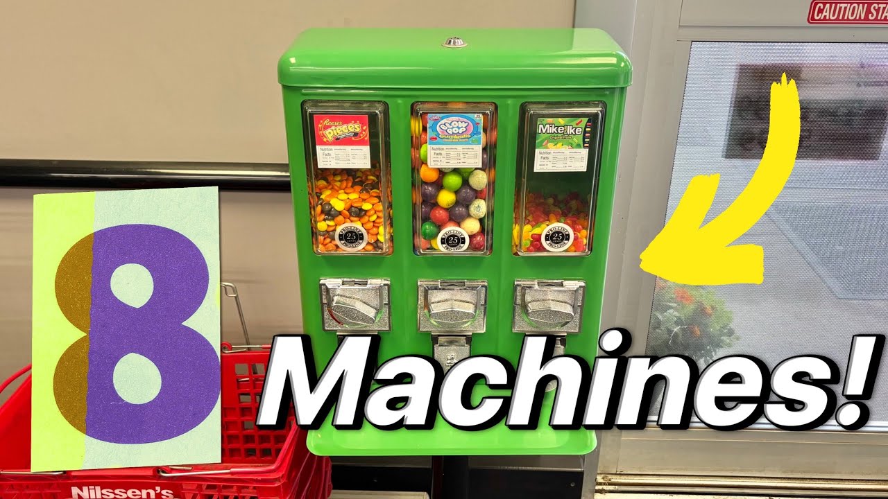 MONEY Collections 8 Vending Machines (unedited) CASH PULLS 💰 - YouTube