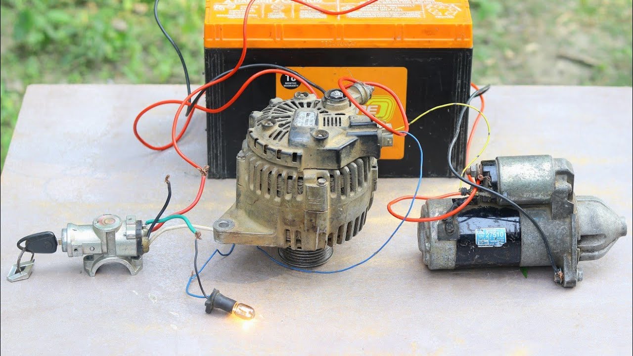 Starter Motor and Alternator Wiring - Valeo 2 pin Alternator And ...