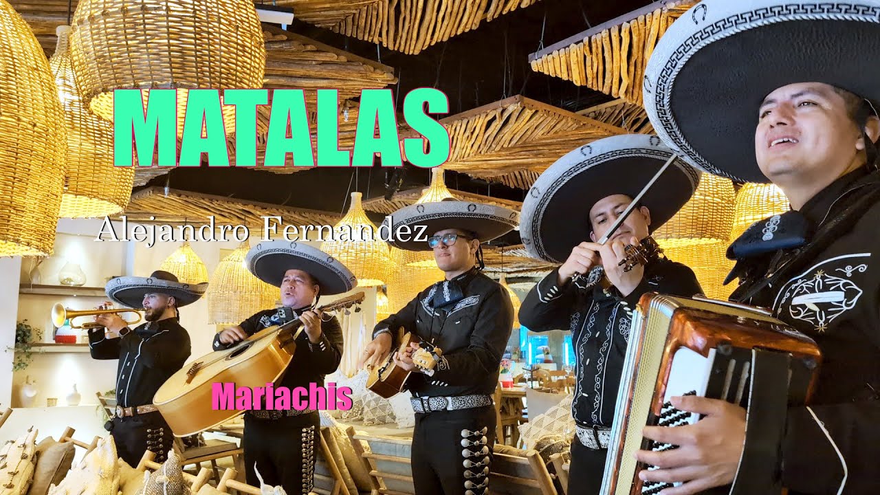 MATALAS en vivo - Alejandro Fernández - Mariachi Perla Madrid - YouTube