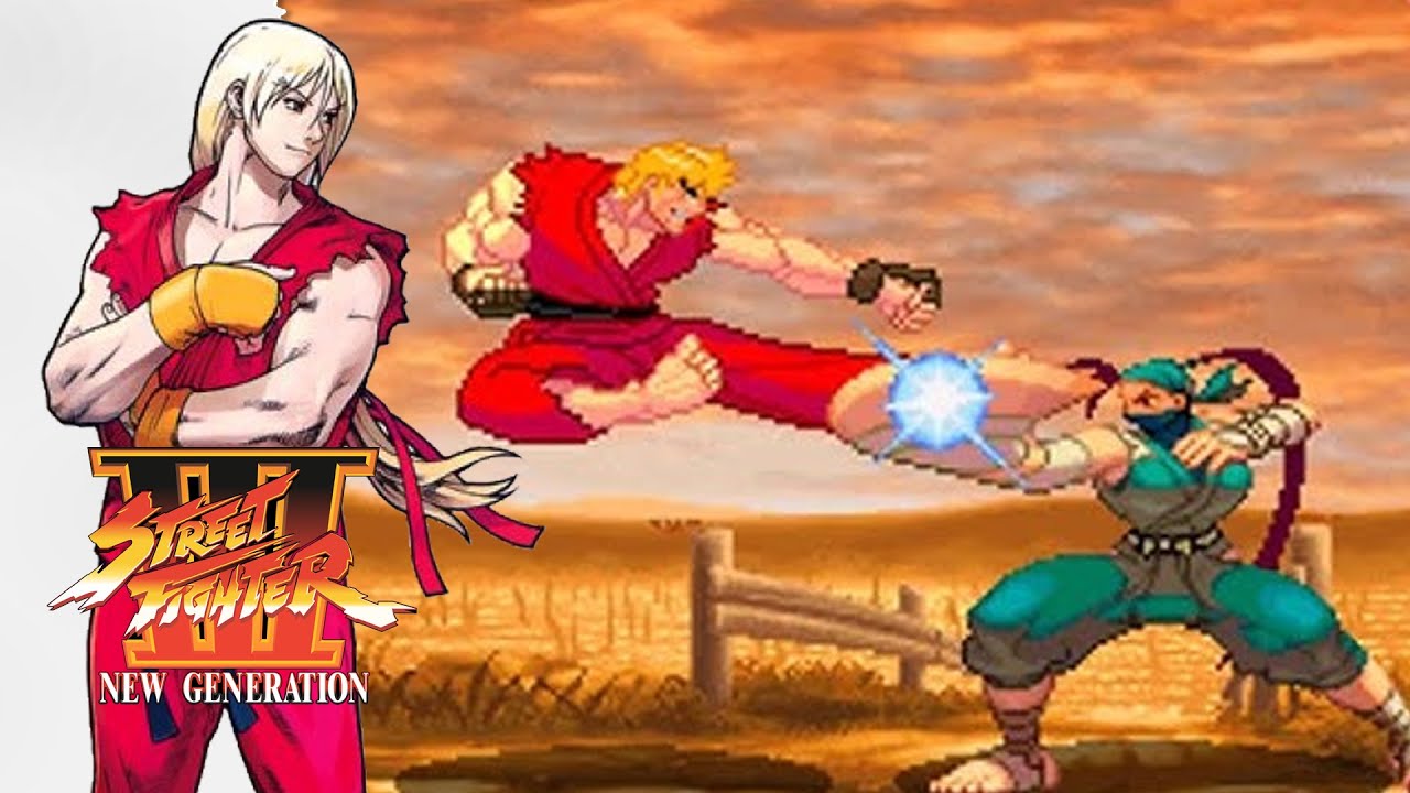 Street Fighter 3 (1999) Ken Gameplay - Legendary Figh Begin (No ...