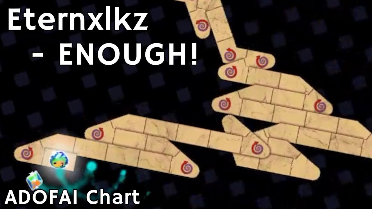Eternxlkz - ENOUGH! // ADOFAI Custom Chart - YouTube
