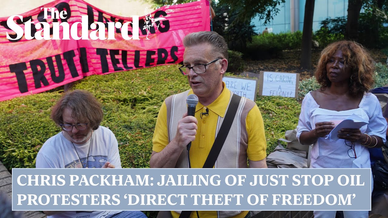 Chris Packham: Jailing of Just Stop Oil protesters ‘direct theft of ...