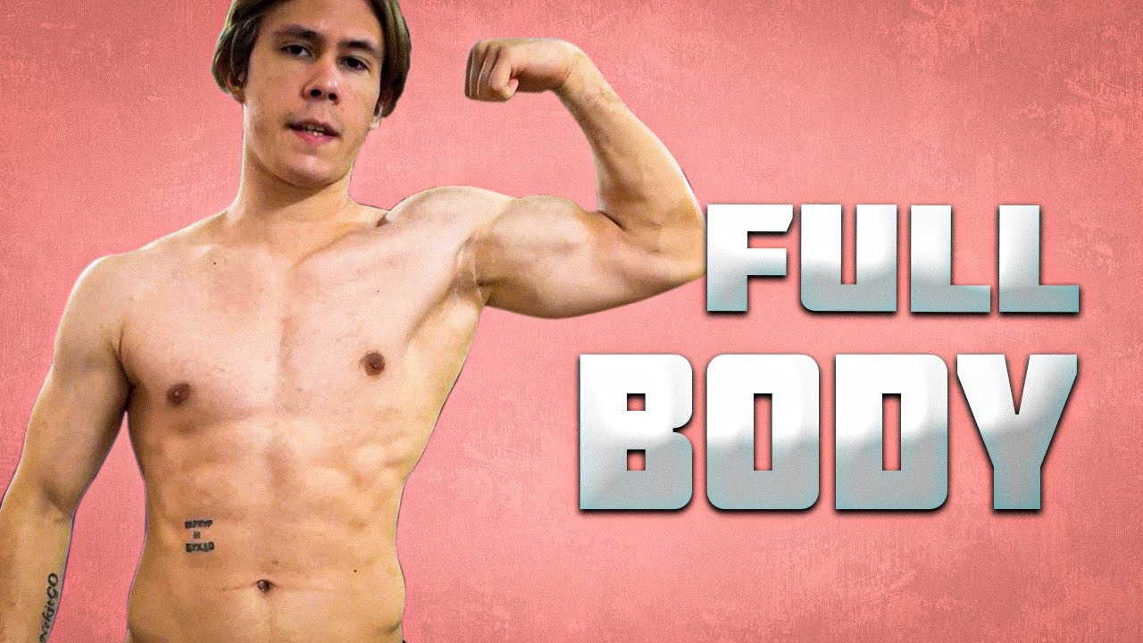 FULL BODY HOME WORKOUT | BUILD MUSCLE NO EQUIPMENT - YouTube