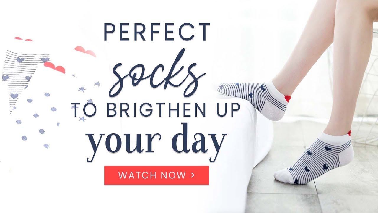 5 Pairs Cute Colorful Red Heart Ankle Socks | BNB Heaven - YouTube