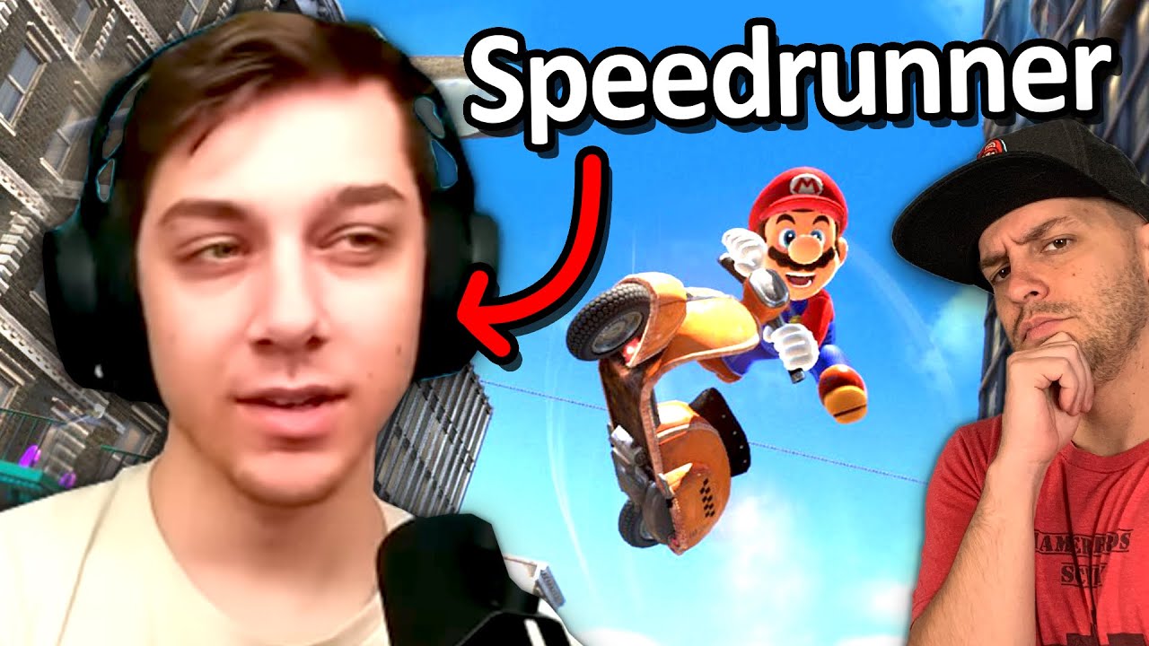 CJYA Shows me his Mario Odyssey SPEEDRUN - YouTube