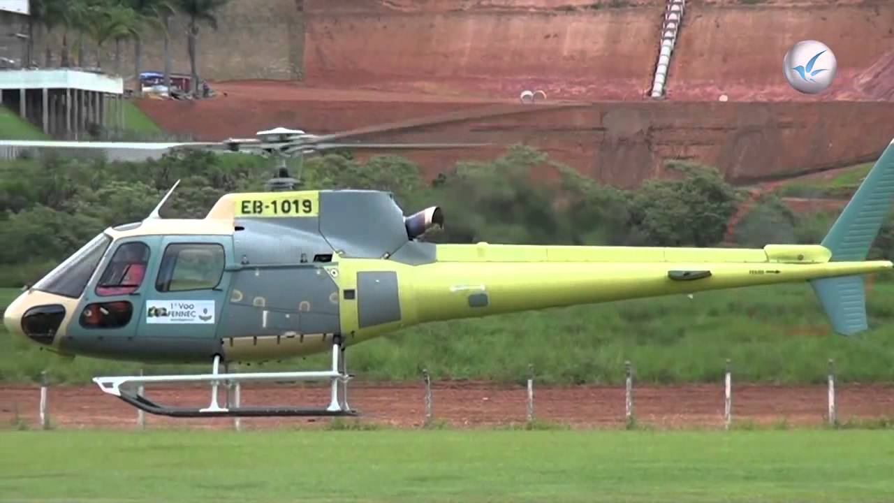Primeiro voo do helicóptero AS550 Fennec modernizado - YouTube
