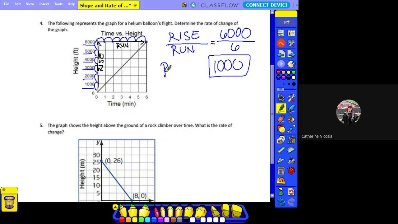 10/22 Rate of Change (real problems) - YouTube