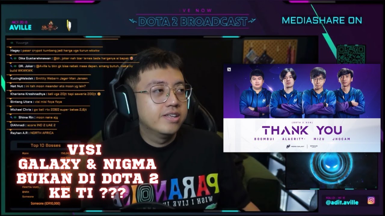 NIGMA GALAXY SEA DISBAND | VISI GALAXY DAN NIGMA BUKAN DI DOTA 2 KE TI ...