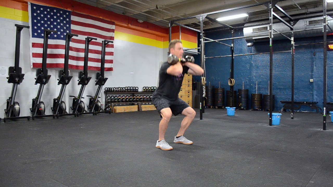 Dual KB Front Squat - YouTube