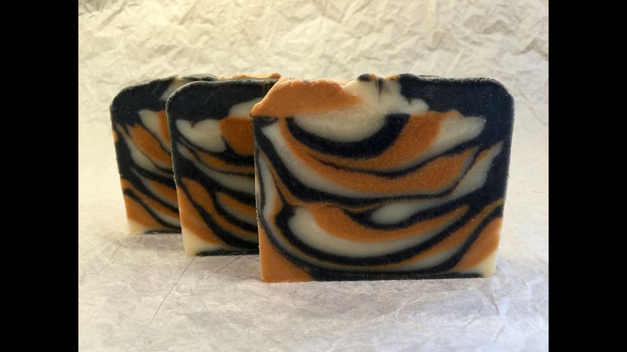 Making & Cutting of Sumatran Tiger Handcrafted Soap - YouTube