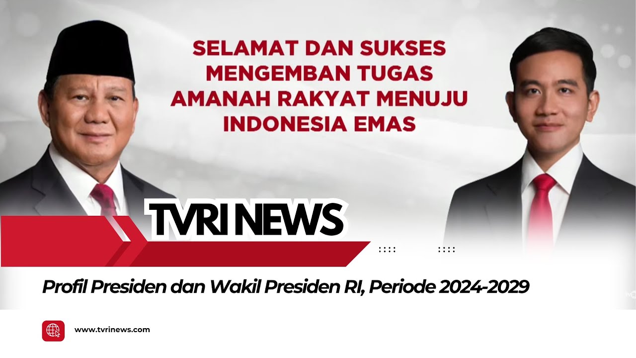 Profil Presiden dan Wakil Presiden RI, Periode 2024-2029 - YouTube