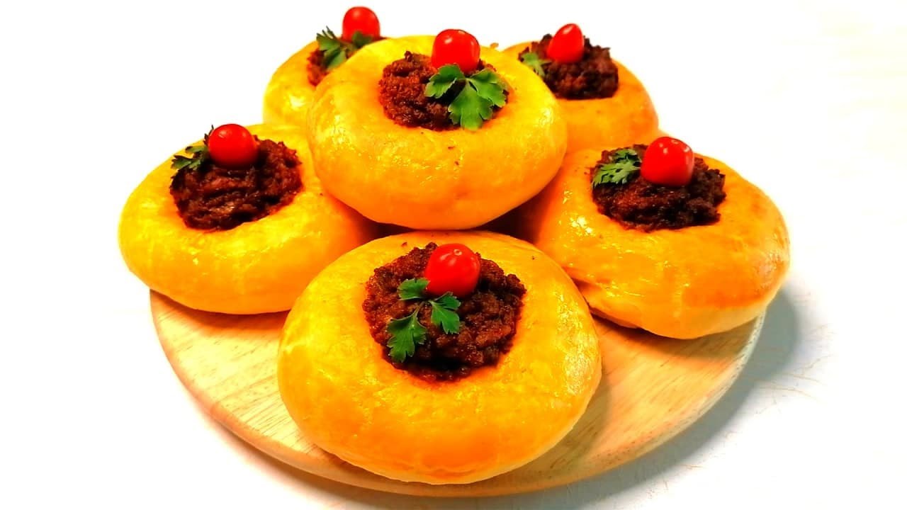 Meat donuts !!!Only with magic meat and dough you can make this ...