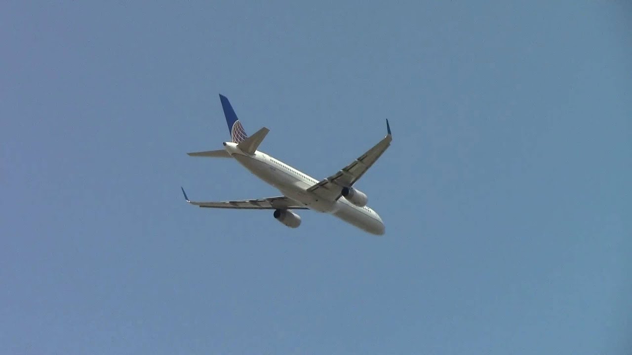 (HD) United Boeing 757-200 take off from London Heathrow (LHR) 21/07 ...