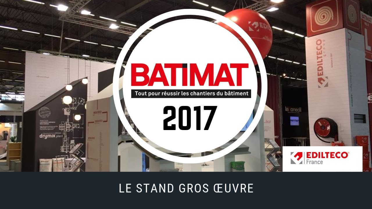 Batimat 2017 - Le stand gros œuvre - YouTube