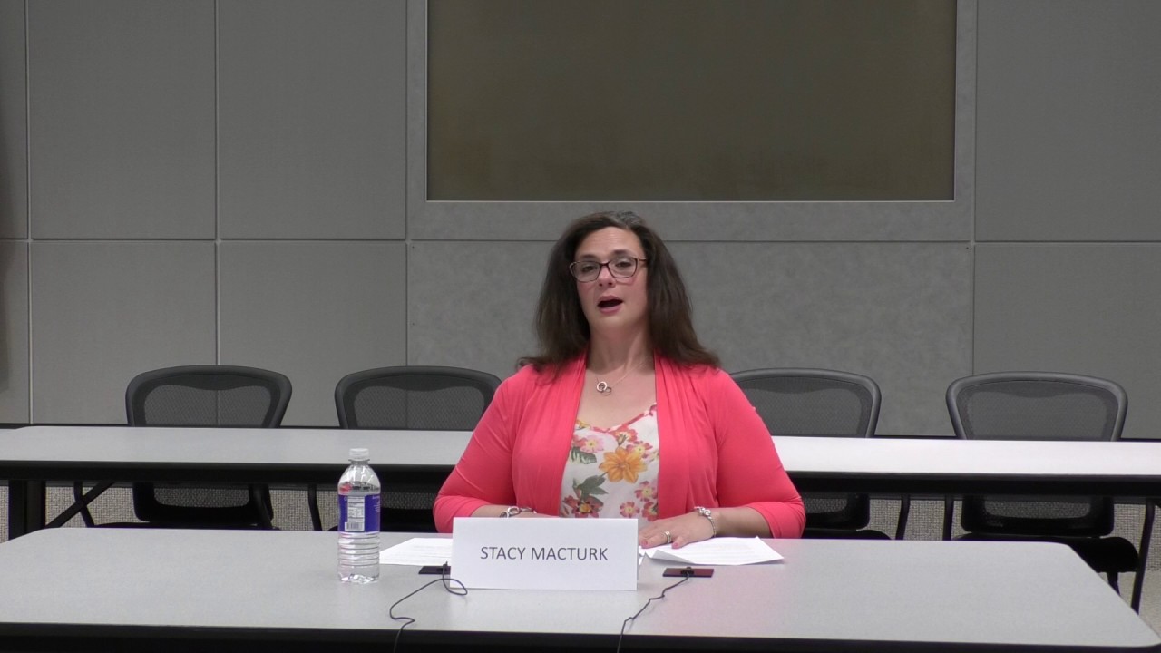 2017 Mohonasen Meet the Candidates Forum - Stacy MacTurk - YouTube