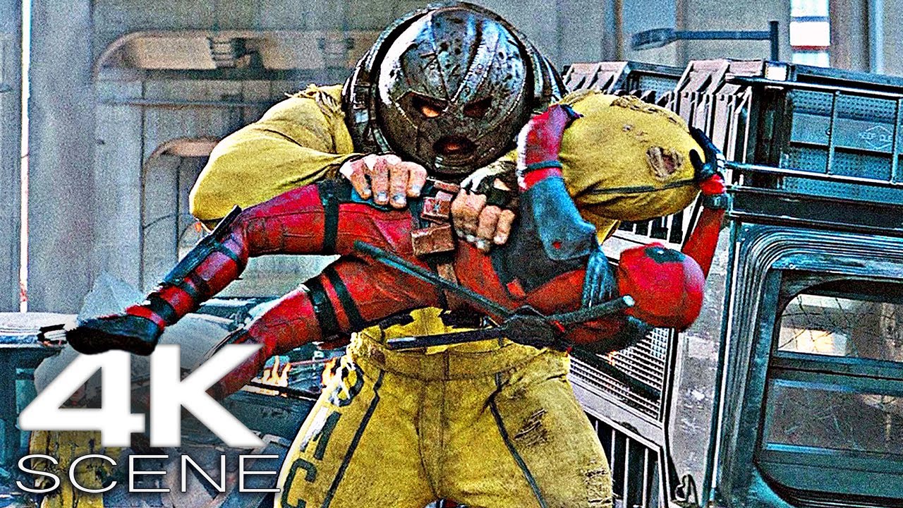 Deadpool Vs Juggernaut (2018) 4K Fight Scene | Deadpool 2 Movie Clip ...