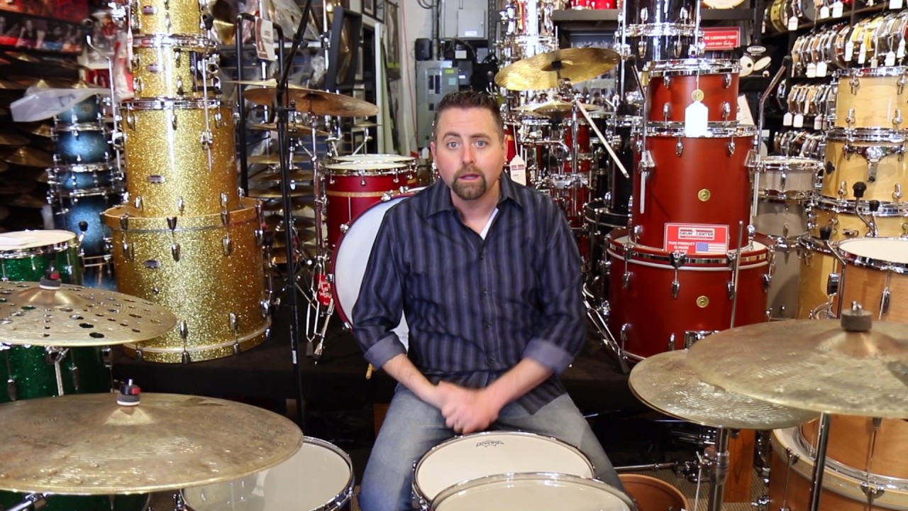 George Way Tradition Tuxedo Mahogany Drum Sets - Review - YouTube