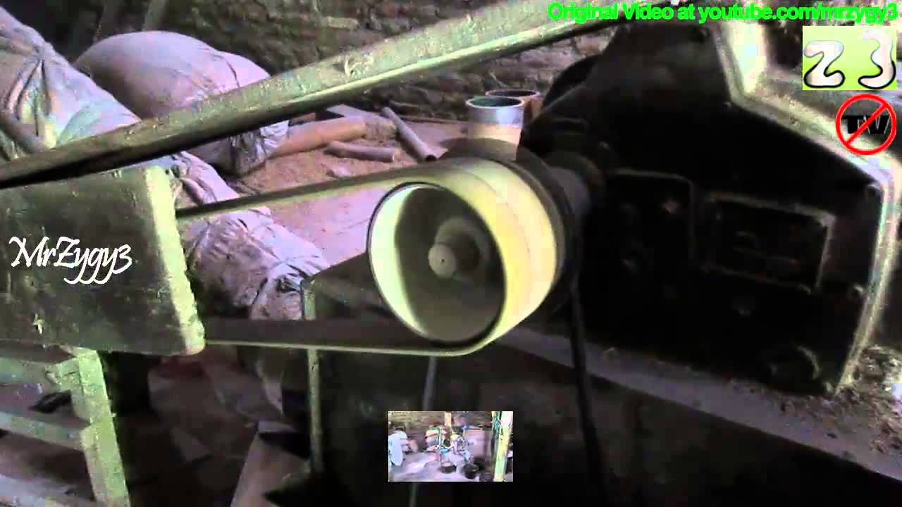 Diesel Powered Fixed Rice Huller Rice Milling Machine - YouTube