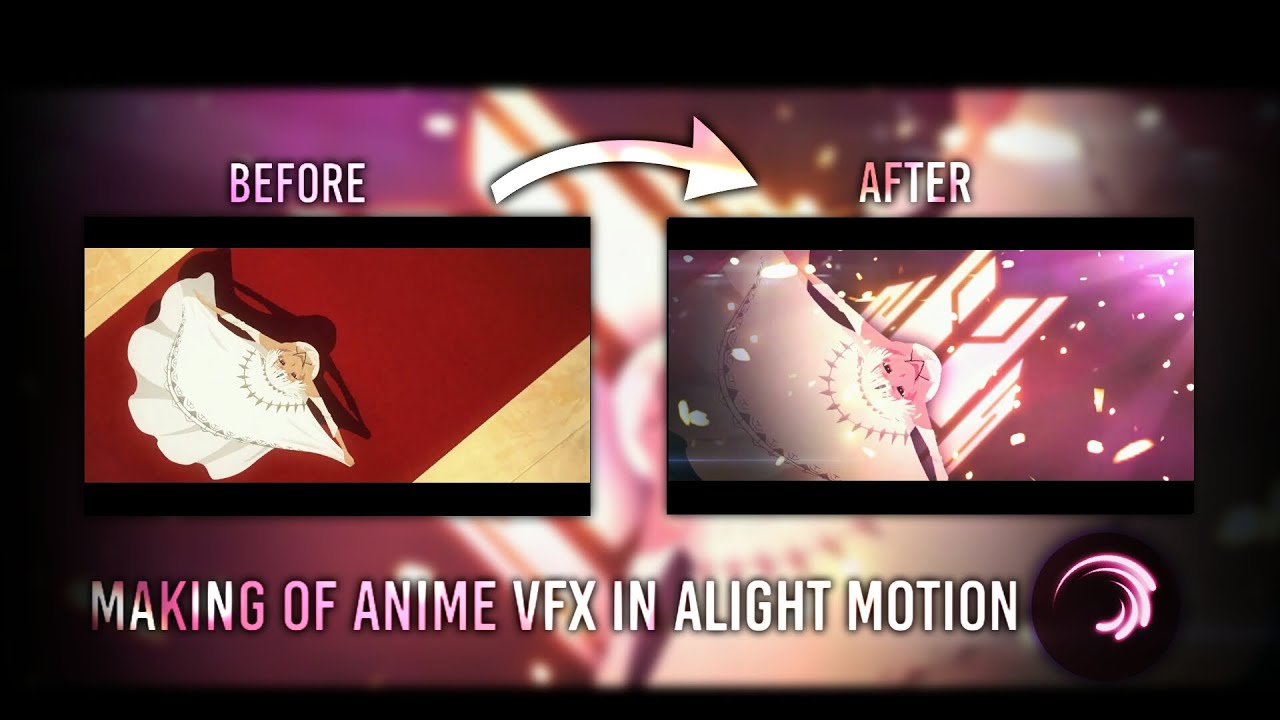 I make Anime Vfx scene in Alight Motion for my Edit - YouTube