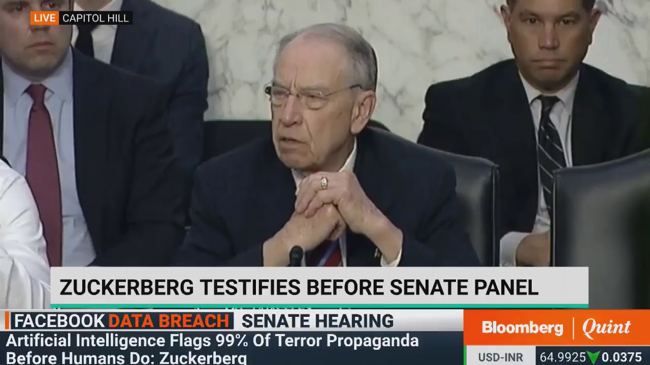 Mark Zuckerberg's Testimony Before U.S. Congress - YouTube