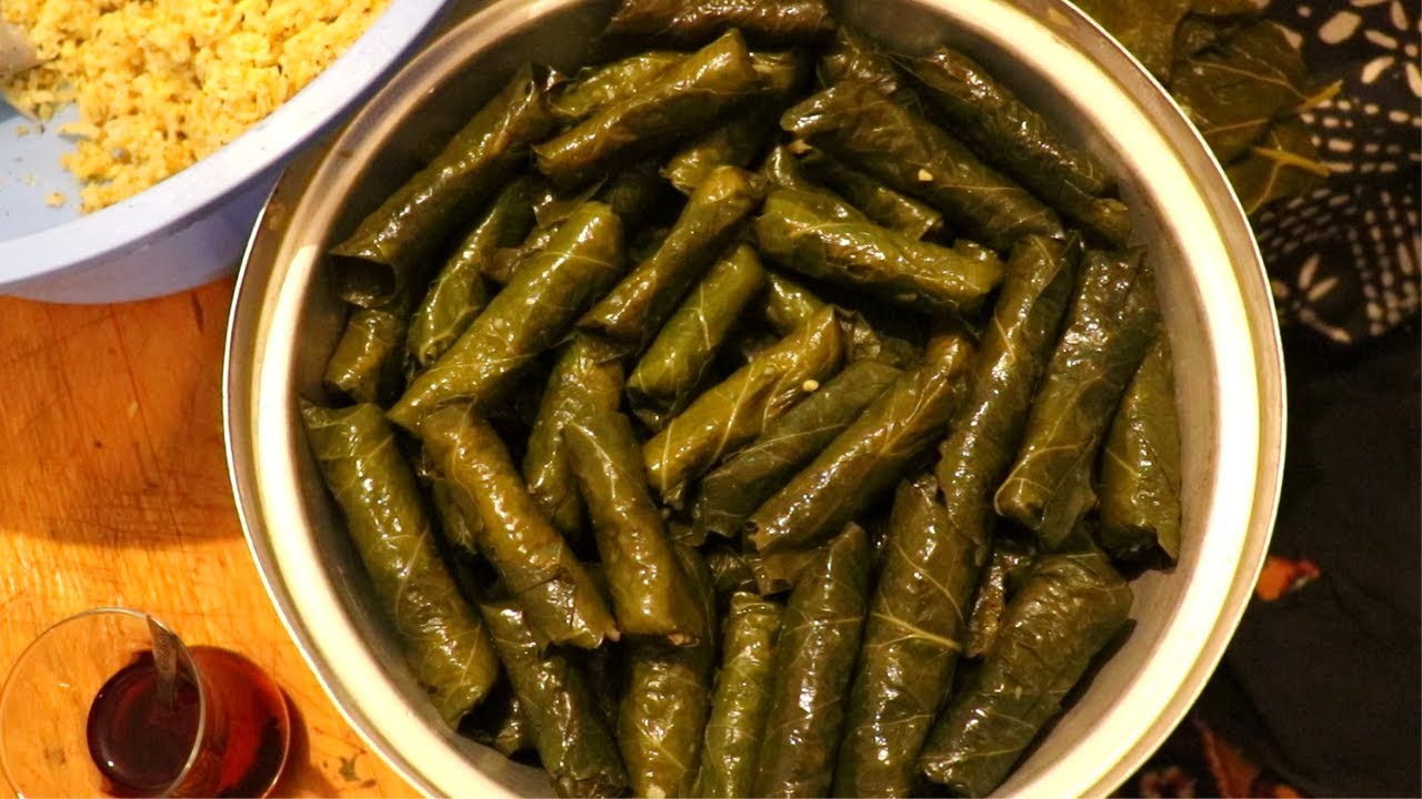 TRADITIONAL STUFFED COLLARD GREENS with POTATO I TURKISH SARMA/DOLMAS ...