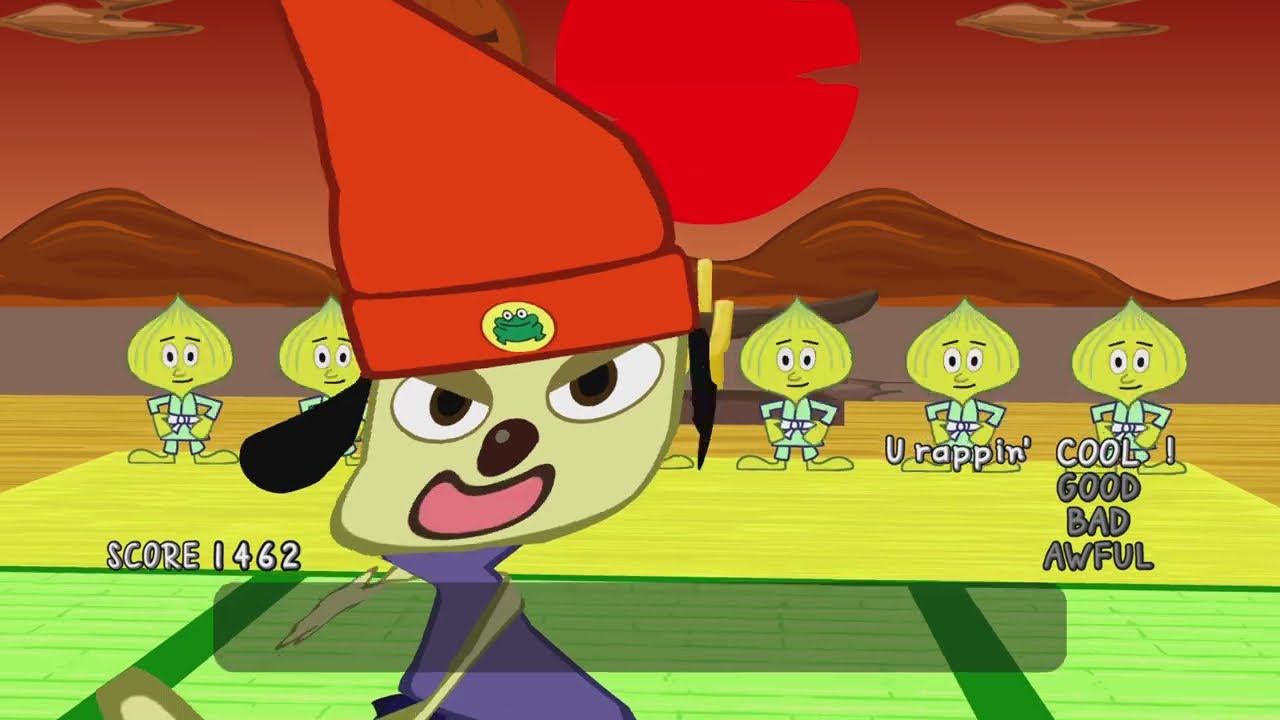 PaRappa The Rapp Stage 1 Cool Mode - YouTube